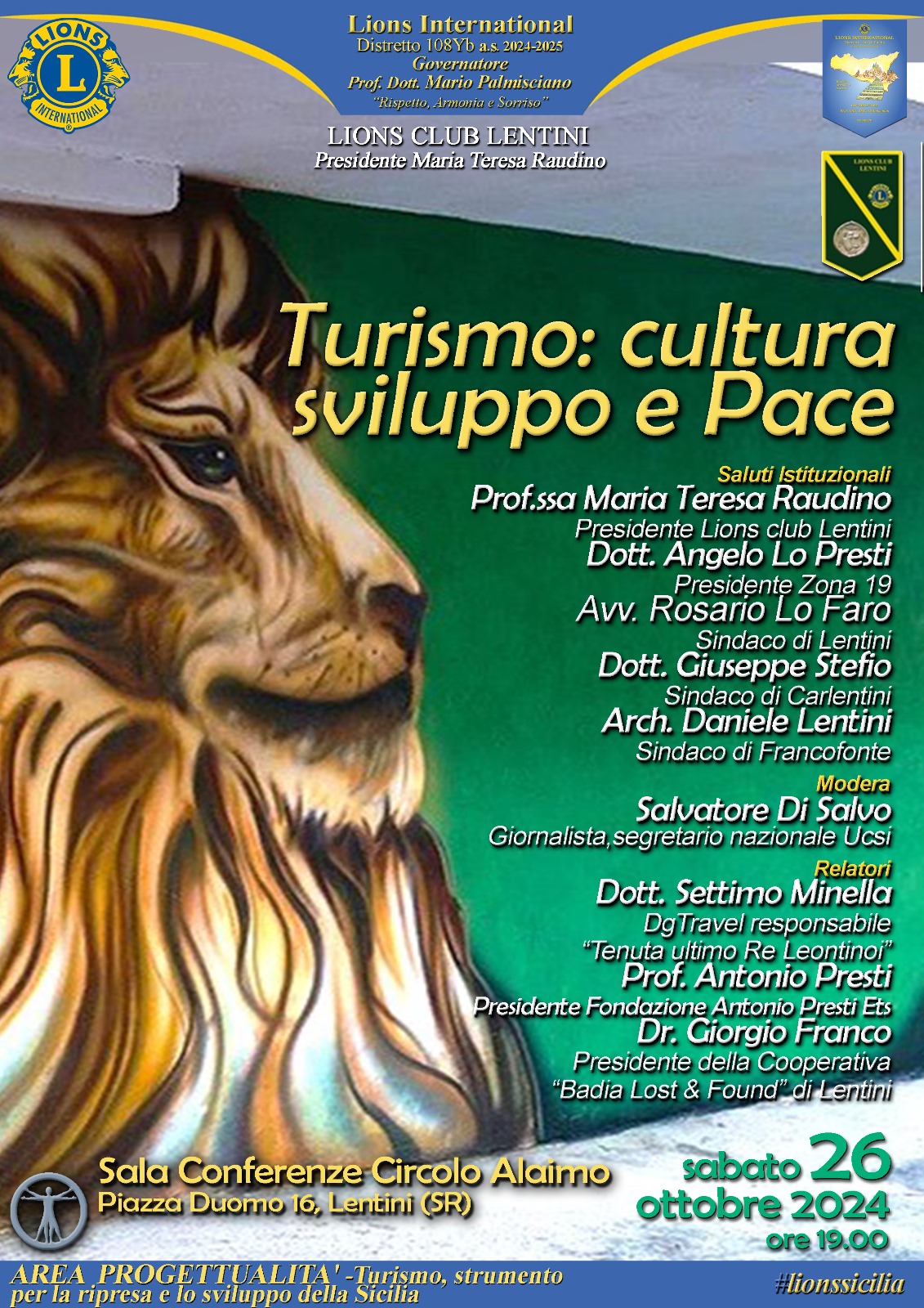 Lentini, convegno su "Turismo: cultura, sviluppo e pace" - Distretto ...